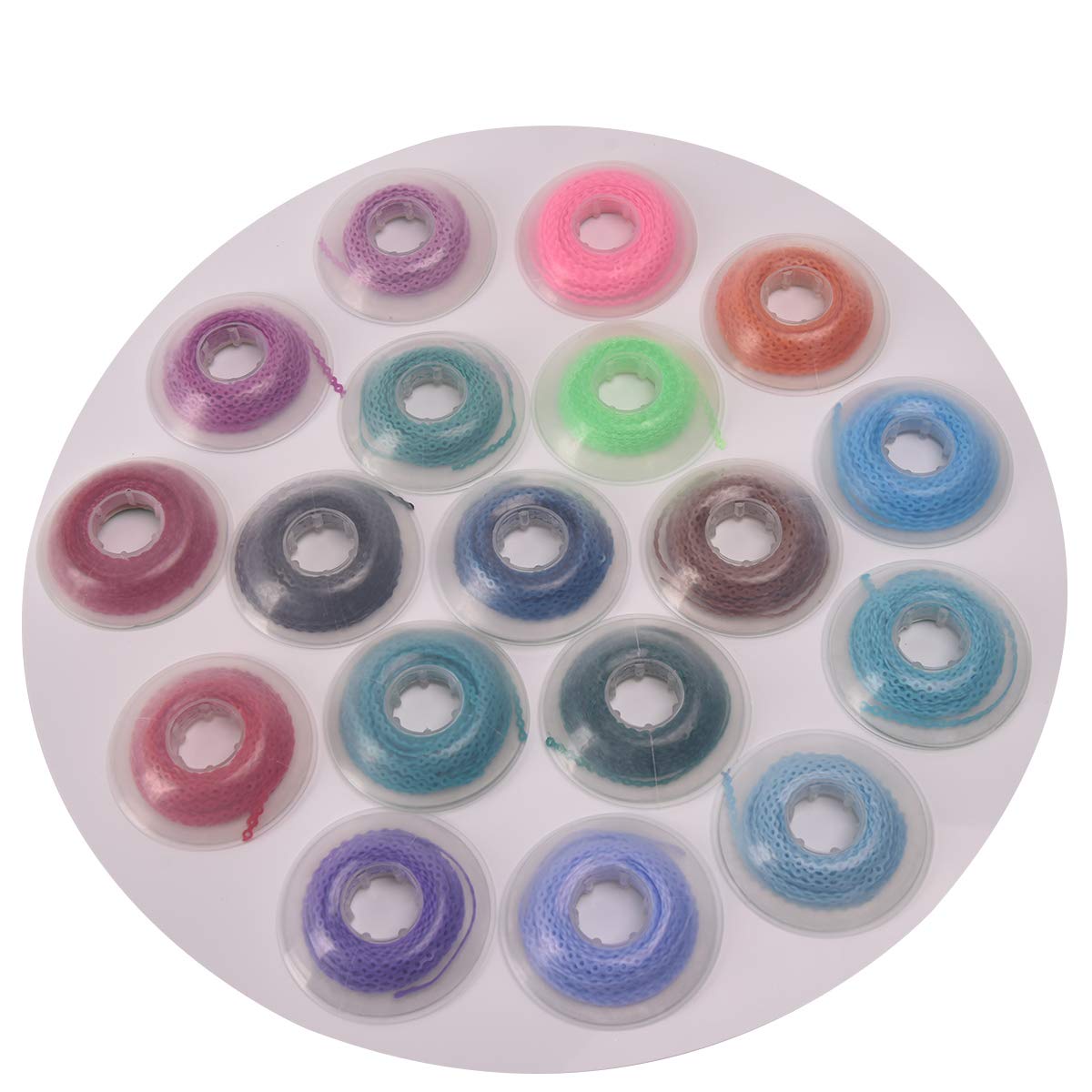 1 PCS Colorful Dental Orthodontic Elastic Rubber Band Power Chain for Braces Short Long Continious Sizes Orthodontic Treatment