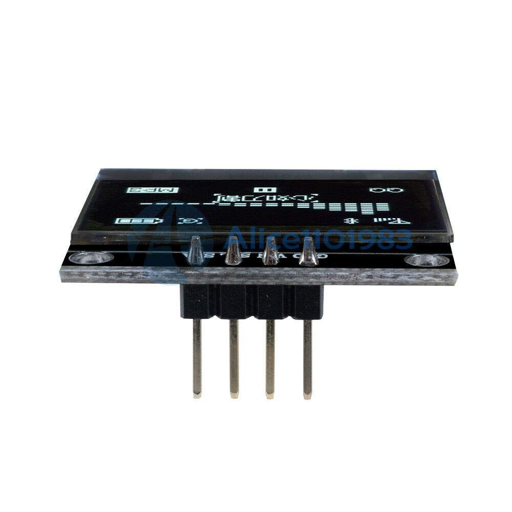 0.96" I2C IIC Serial 128X64 White OLED LCD LED Display Module for Arduino