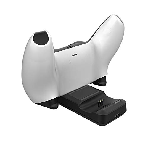 #0EJ6n6 Led Controller Charger Cradle for Ps5 Gamepad 2 USB Charging Stand Station Dock
