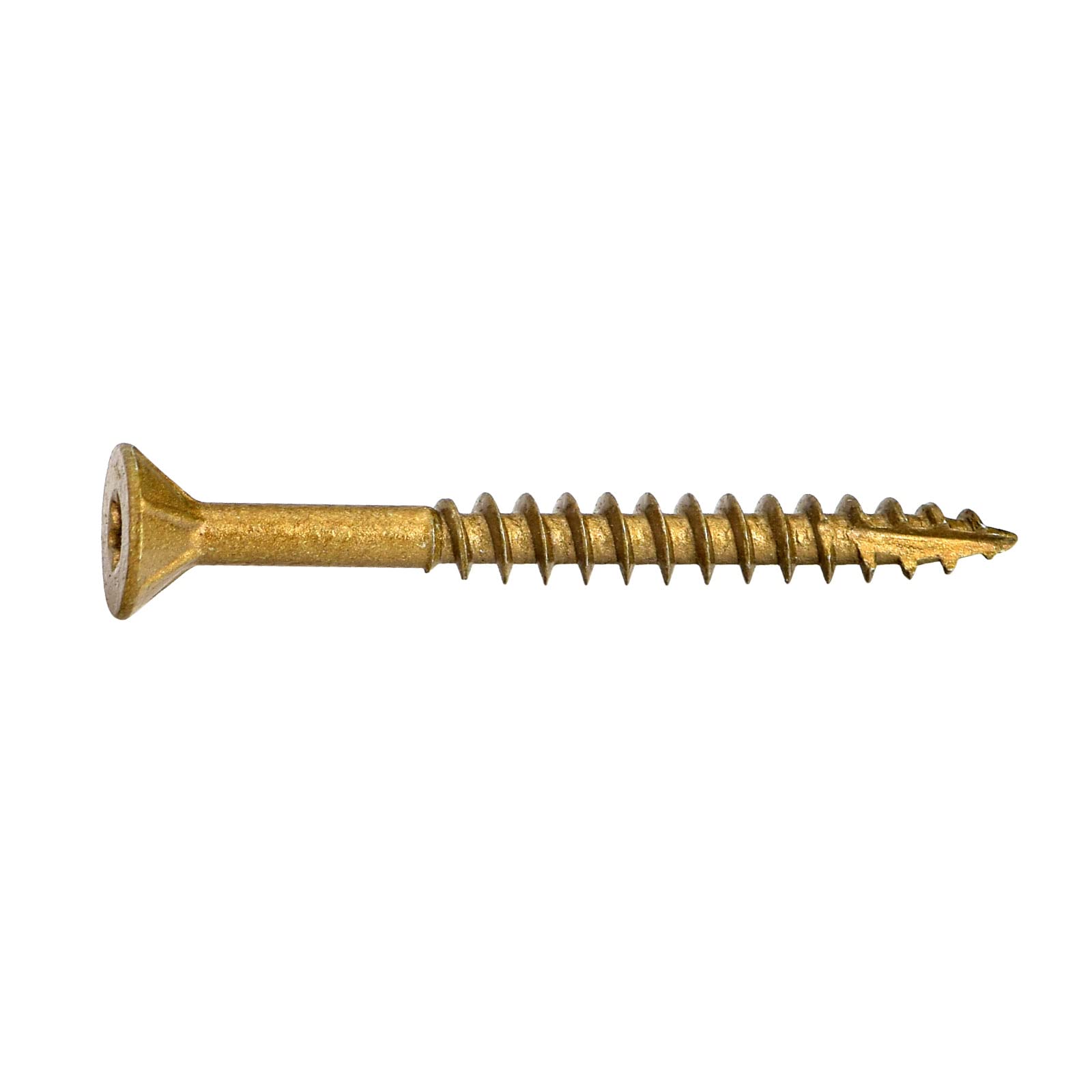 #8 x 1-5/8" 1lb T15 Iron Deck Screw Flat Head Torx Trough Rib Screws Cut Tail Tapping Screws Deck Screws 142 Pieces