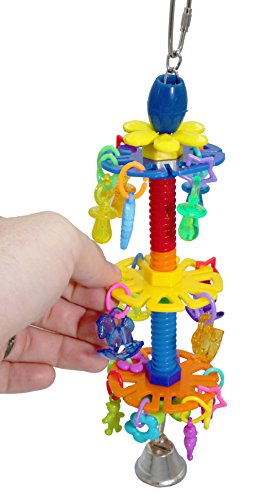 00943 Charmed Bird Toy Parrot Cage Toys Cages Parakeet Conure Cockatiel