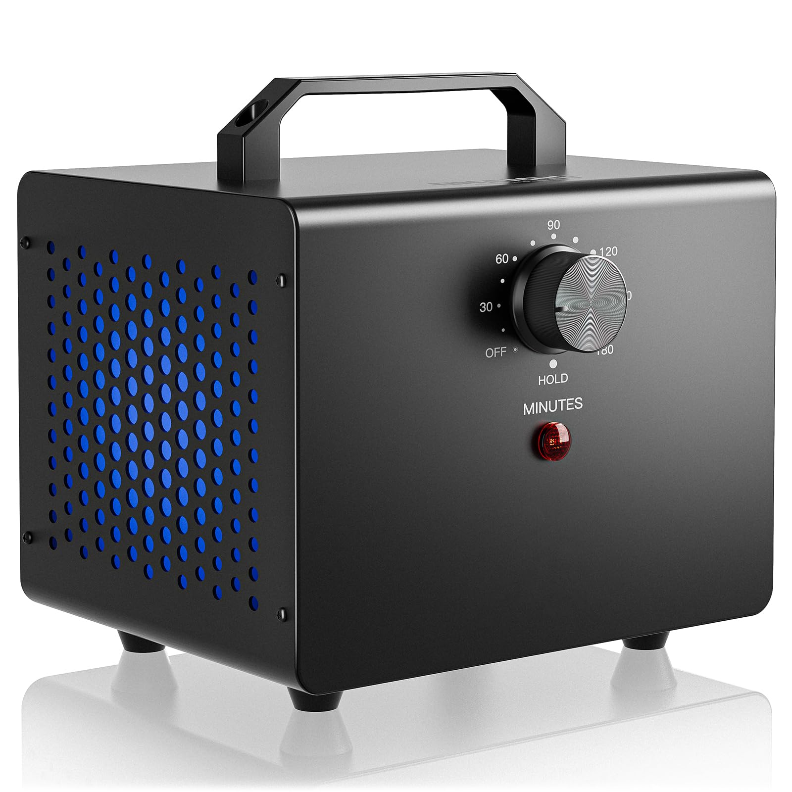 [Strong Ozone 2000 Sq Ft] Ozone Machine Odor Removal 15000mg/h, Ozone Generator Odor Eliminator for Home, Ozone Odor Eliminator, Ionizer Air Purifier Ozone for Home, Car, Smoke, and Pet Room - Black