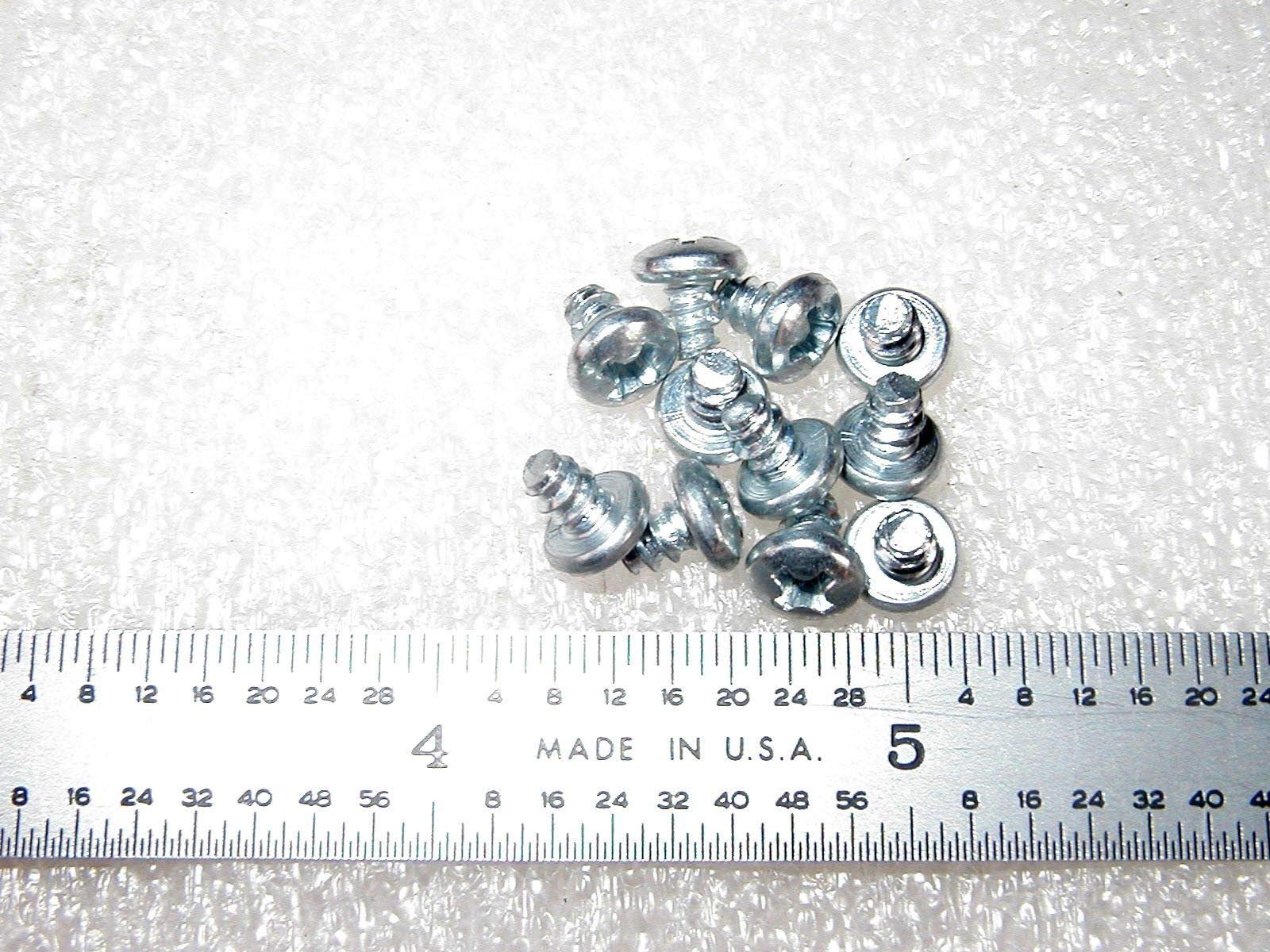 #6 X 3/16" SCREW SHEET METAL PAN HEAD PHILLIPS ZINC STEEL - 100 PCS Screws Kit Set