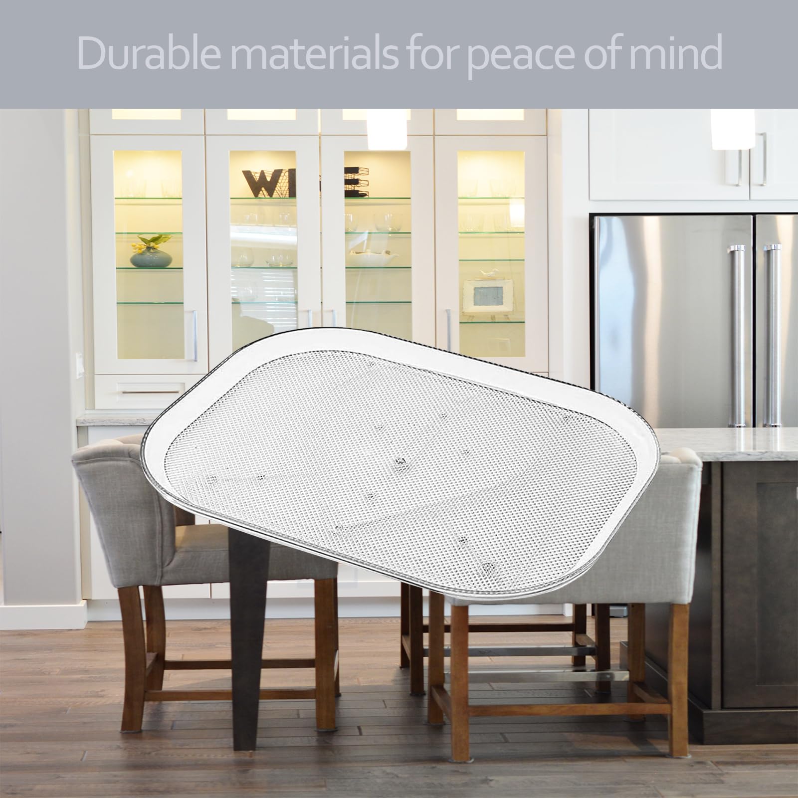 【 Square Lazy Susan Turntable Organizer】 for Refrigerator Square Lazy SusanSquare Storage Tray for Dining Tables, Kitchens, countertops, cabinets, Food Storage cabinets