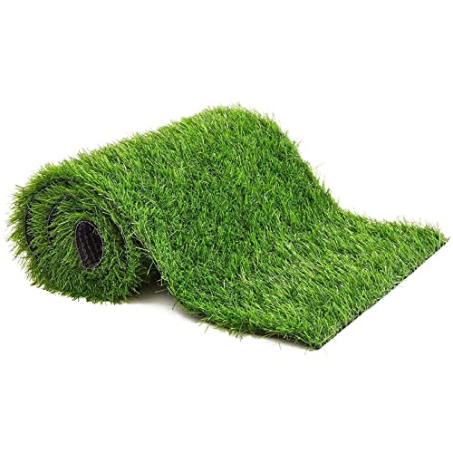 14x48-Inch Faux Grass Table Runner for Spring, Summer Table Centerpieces, Wedding Banquets, Sports-Themed Parties, Celebrations, Rustic-Style Decor (20mm Pile Height)