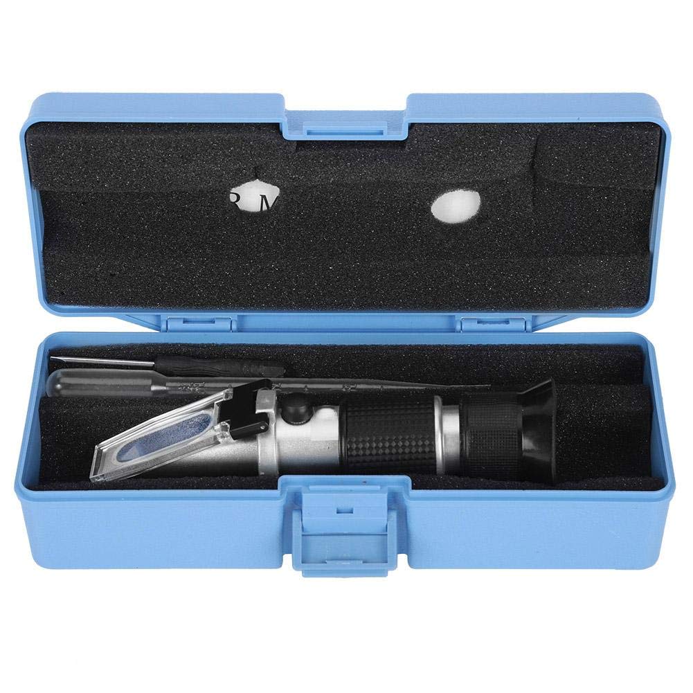 0-80% Brix Meter Refractometer, Portable Hand Held Sugar Content Measurement for Sugar, Food, Fruit, Beverages Honey