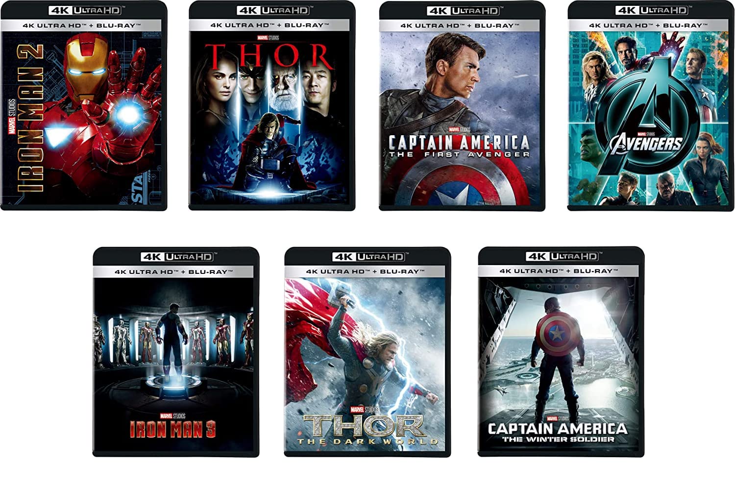 【Amazon.co.jp限定】MARVEL 4K UHD MovieNEX 19本セット(MARVEL インフィニティ・サーガ オリジナルアートボード付き) [Blu-ray]