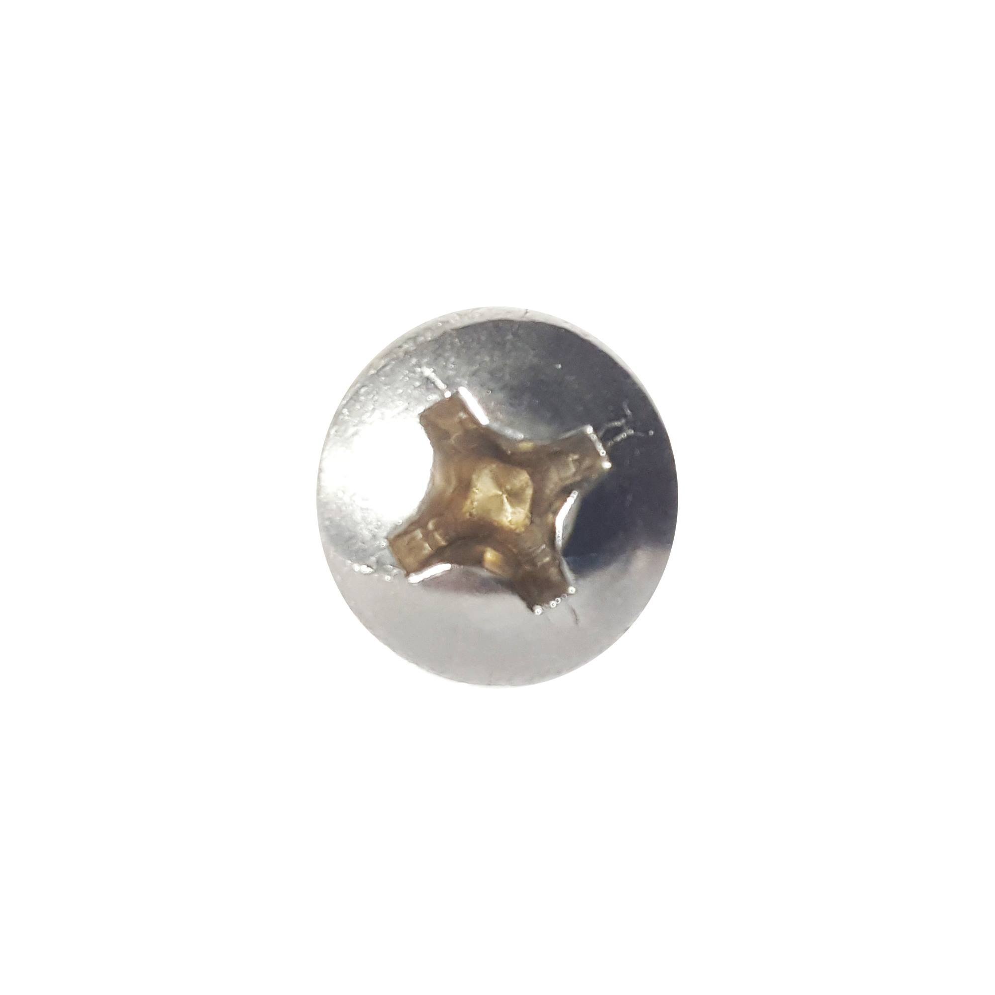 #14 x 1-1/4" Pan Head Sheet Metal Screws, Full Thread, Phillips Drive, Stainless Steel 18-8, Bright Finish, Self-Tapping, Quantity 50 Pieces by Fastenere