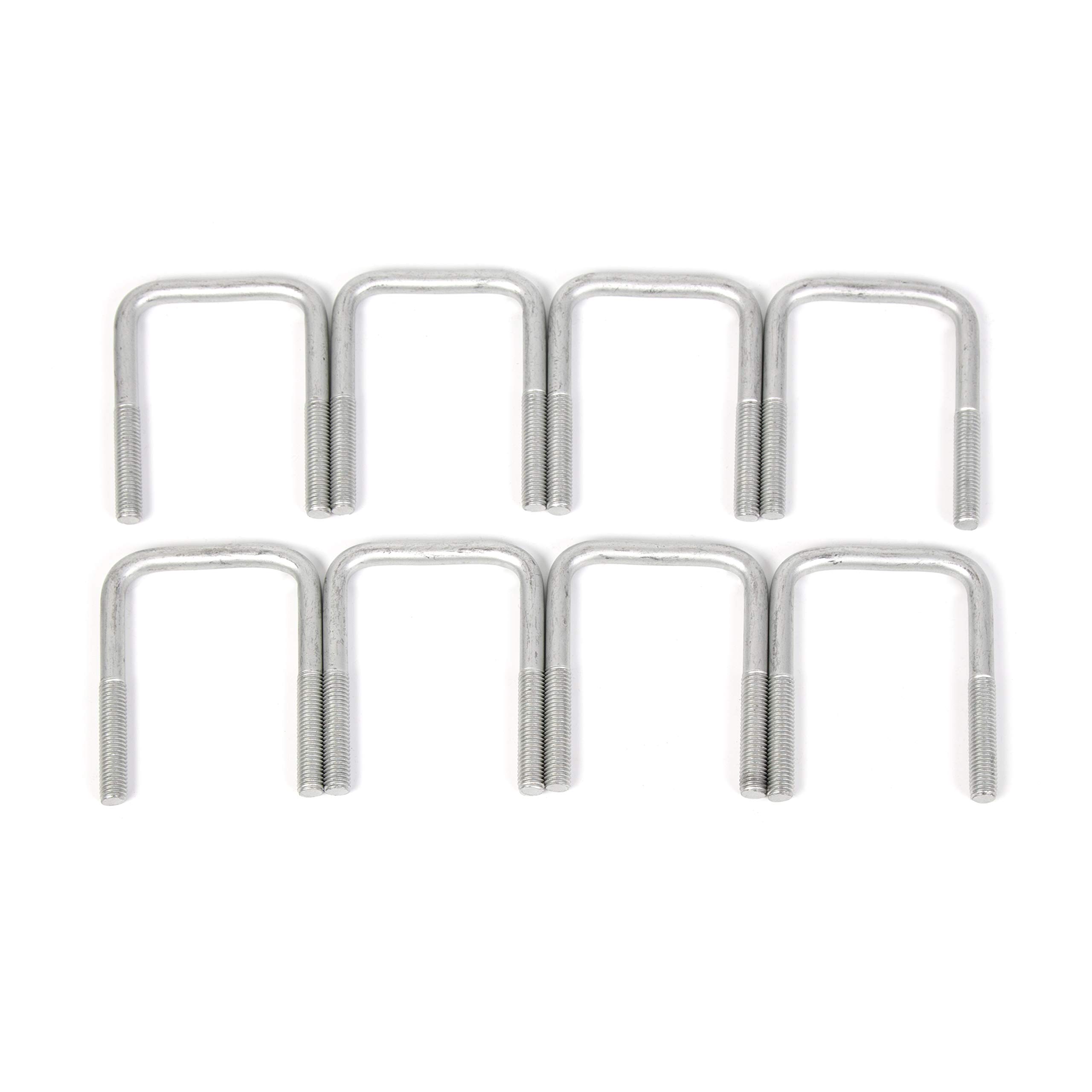 1/2" Diameter 13" Thread Square U-Bolt for Boat Trailer 8 Pieces 1/2" D x 3 1/16" W x 4 5/16" L