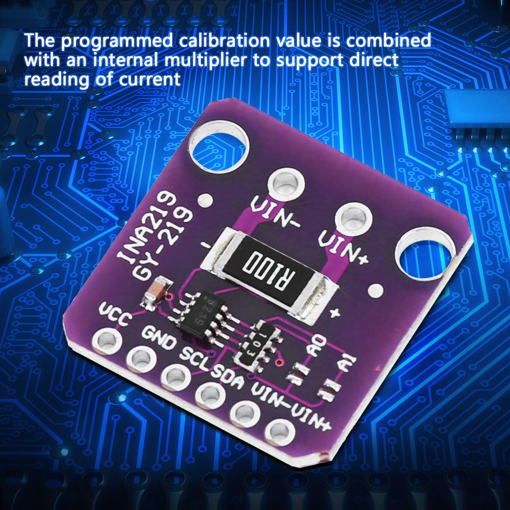 【𝐁𝐥𝐚𝐜𝐤 𝐅𝐫𝐢𝐝𝐚𝒚 𝐋𝐨𝒘𝐞𝐬𝐭 𝐏𝐫𝐢𝐜𝐞】Current Sensor Module, 5Pcs GY-INA219 High Precision I2C Interface Digital Current Sensor Module Electronic