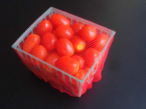 100 pcs mesh Netting for Berry Baskets Farmers Market Produce Supplies Stretchable net fits Quart Pint Half Pint Box (One Size)