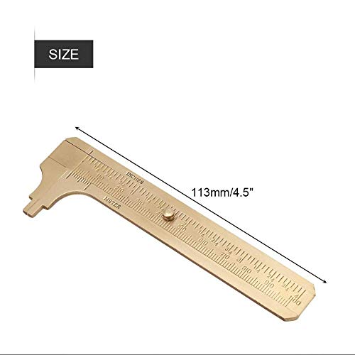 【𝐇𝐚𝐩𝐩𝒚 𝐍𝐞𝒘 𝐘𝐞𝐚𝐫 𝐆𝐢𝐟𝐭】Measuring Tool Vernier Caliper, Digital Caliper, Dial Calipers Calipers, Caliper Tool for Outside for Inside(Double scale 100mm)