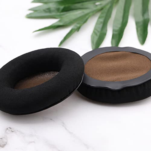 1 Pair Ear Pads Compatible with Sennheiser Momentum On-Ear Headphones Comfort Velour Ear Cushions Headset Repair Replacement Accessories Black