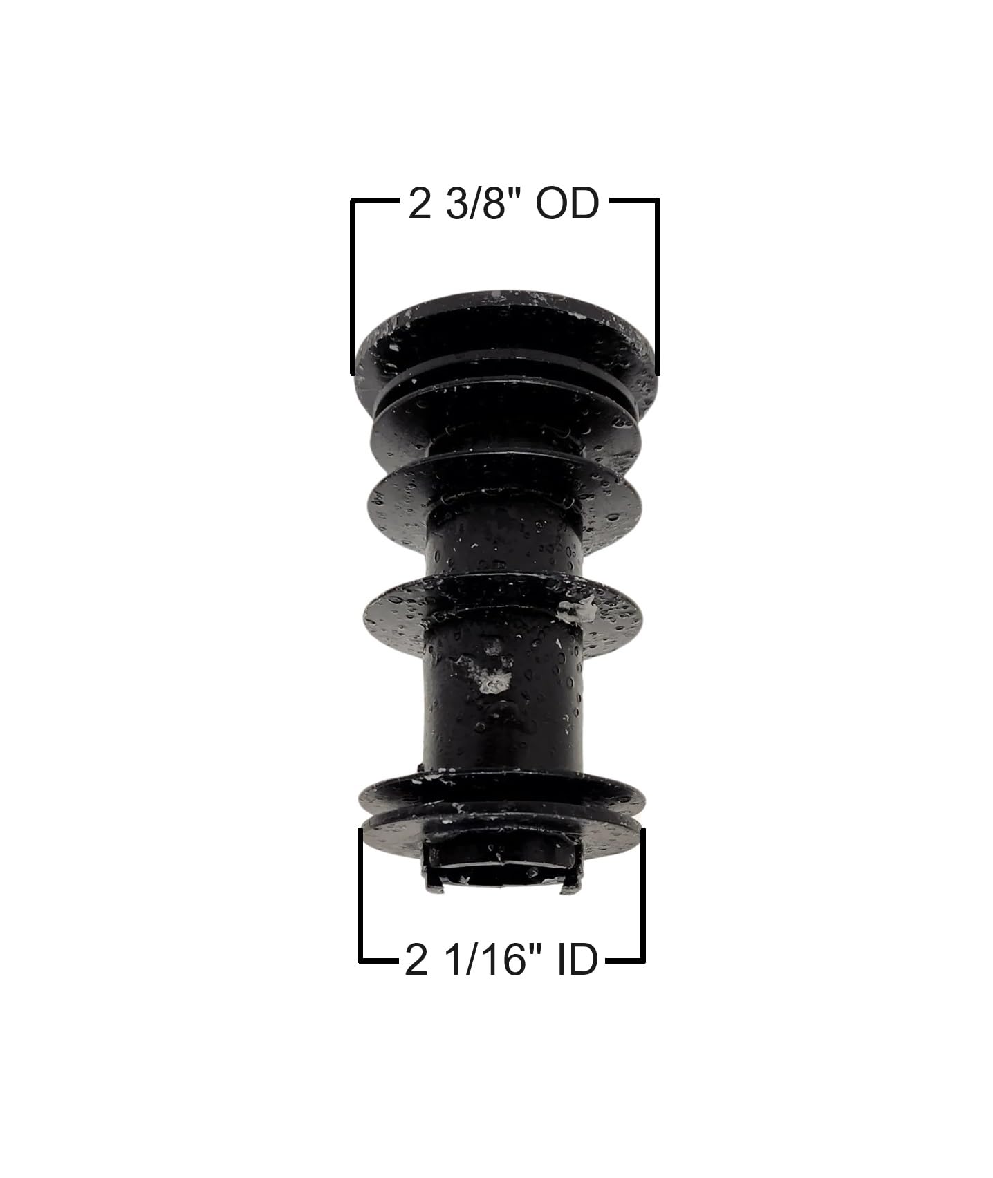 #238B - Douglas (Large) Plastic Insert Replacement Seat Post Bushing 2 3/8" OD x 2 1/16" ID for Kitchen, Dining, Club, Stool, Outdoor, Patio Chair, Swivel Base, Seat Post (Fast Priority Mail).