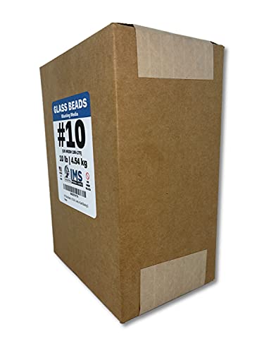 #10 Glass Beads - (10 LBS or 4.54 kg) - Blasting Abrasive Media (Fine) - 100-170 US Mesh for Blast Cabinets or Sand Blasting Guns
