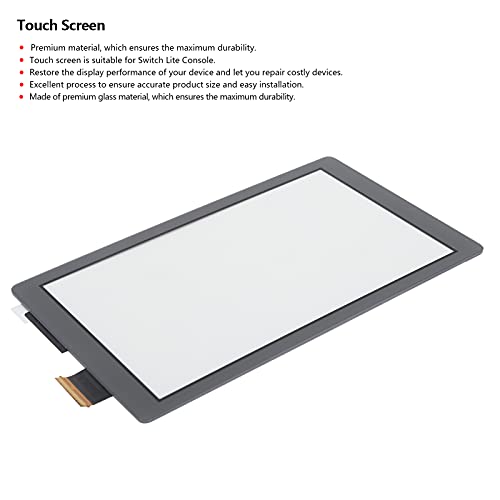 01 Glass Screen, Excellent Process Easy Installation Perfect Replacement Game Console Screen for Electronic Games for Game(Black)