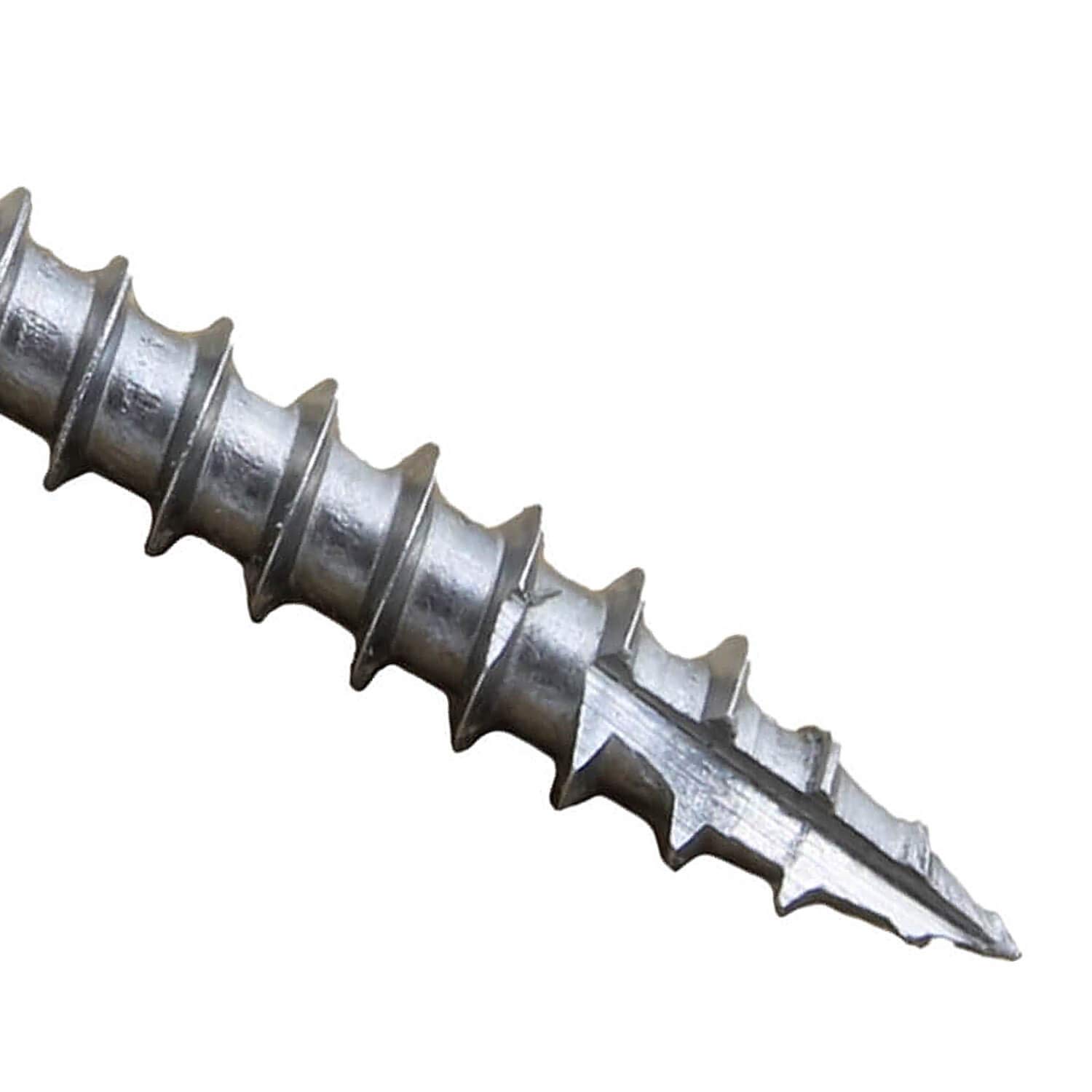 #9 x 4 Silver Star Stainless Steel Trim Head Screw Torx/Star Drive Head - Stainless Steel Trim Head Wood Screws - (1 Pound - 65 Approx. Screw Count)