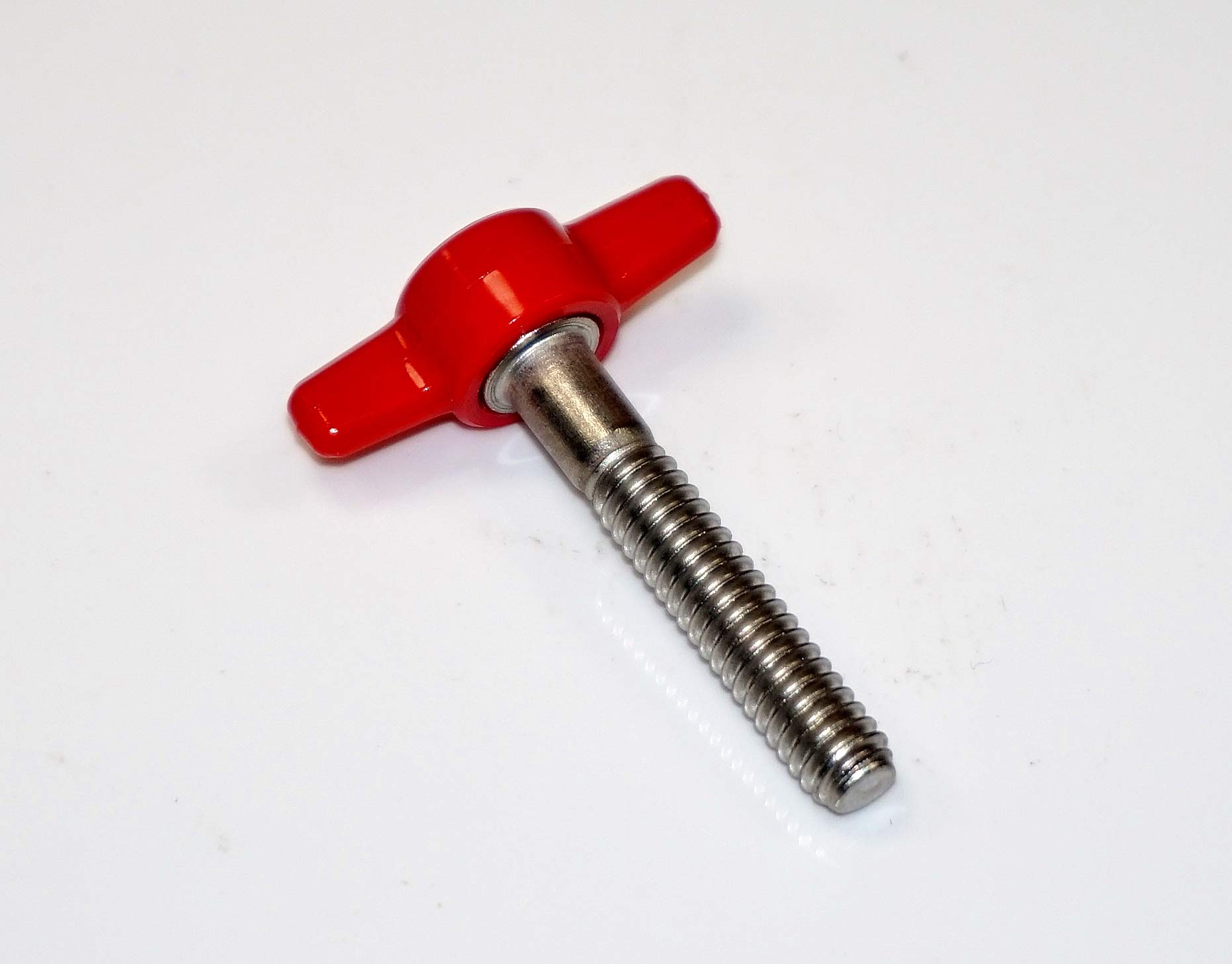 1/4"-20" x 1 1/2" Thumb Screws with Wing Knob Thumbscrews Thumb Screw Butterfly Thumb Screws Thumbscrew (4) Red