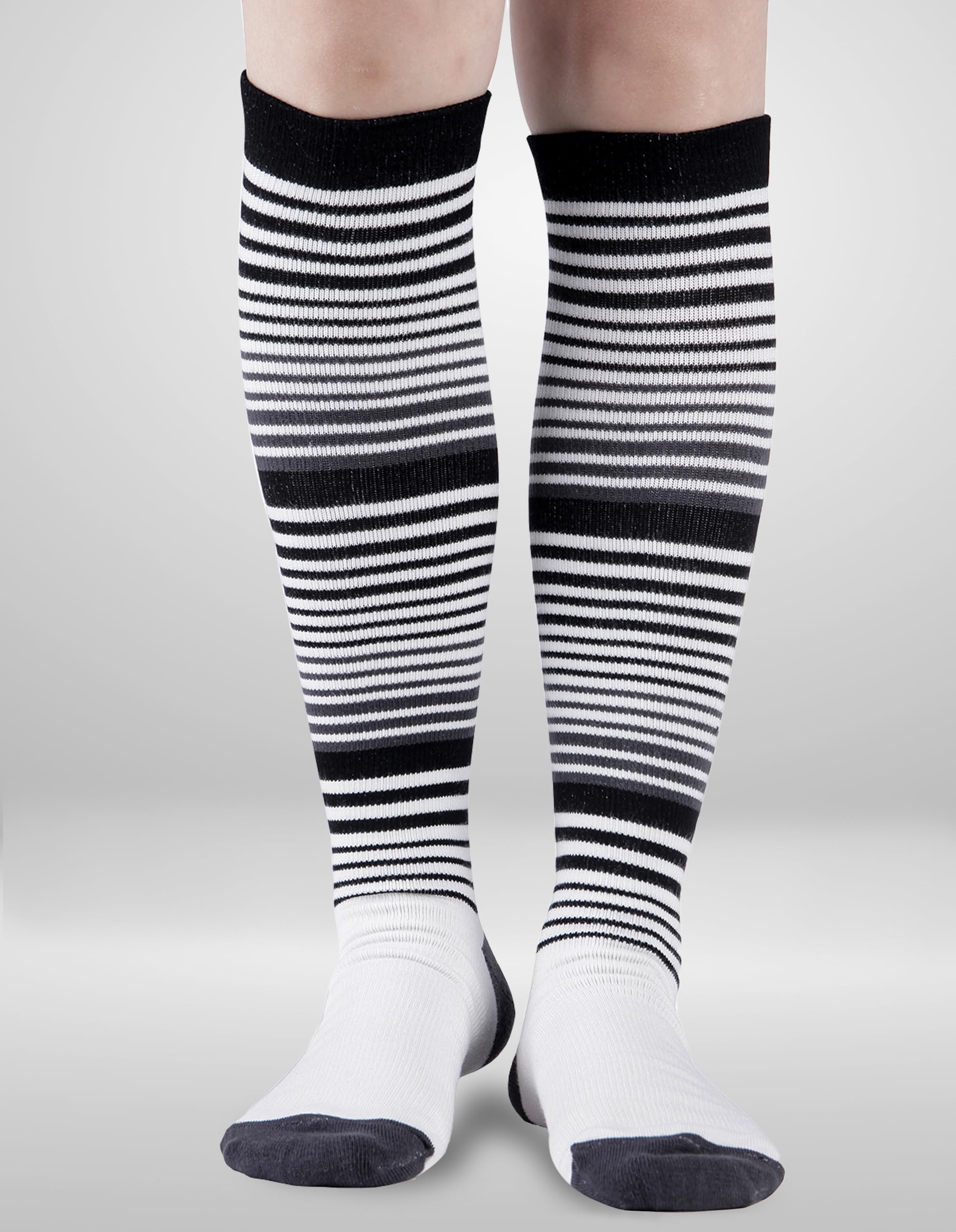 +MD 3 Pairs Compression Socks Moisture Wicking 8-15 mmHg for Women & Men Moisture Wicking Support Stockings for Airplane Flights, Travel, Nurses, Edema 10-13
