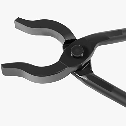 0004930-300 Blacksmiths' Tongs Perfect for Beginner or Professional Blacksmiths to Work on Welding Bench, Holding Hot Steel Firmly
