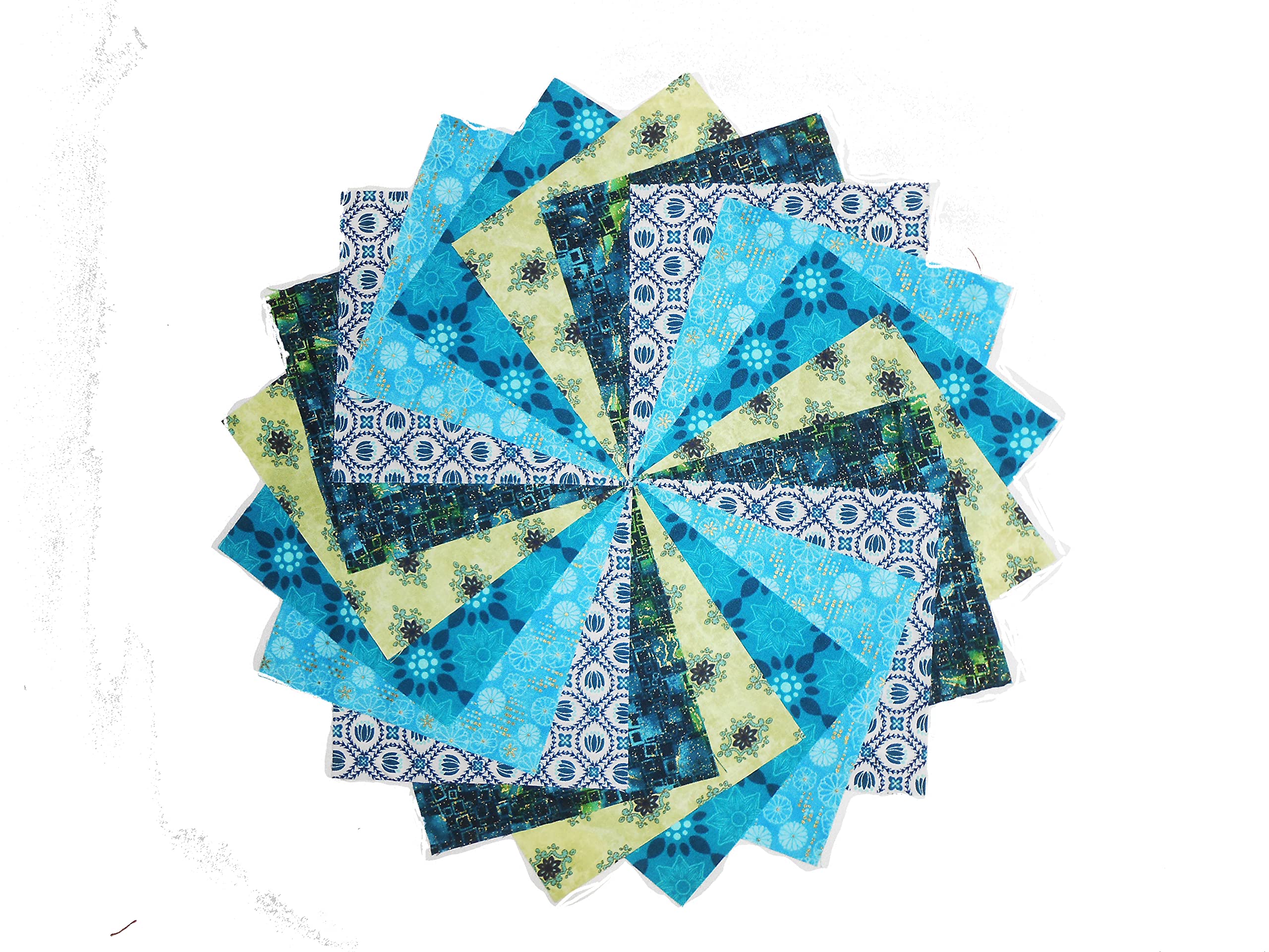10 10 Inch Majestic Stormy Seas Quilting Squares Charm Pack by Paintbrush & Riley Blake Fabrics 5 colorways