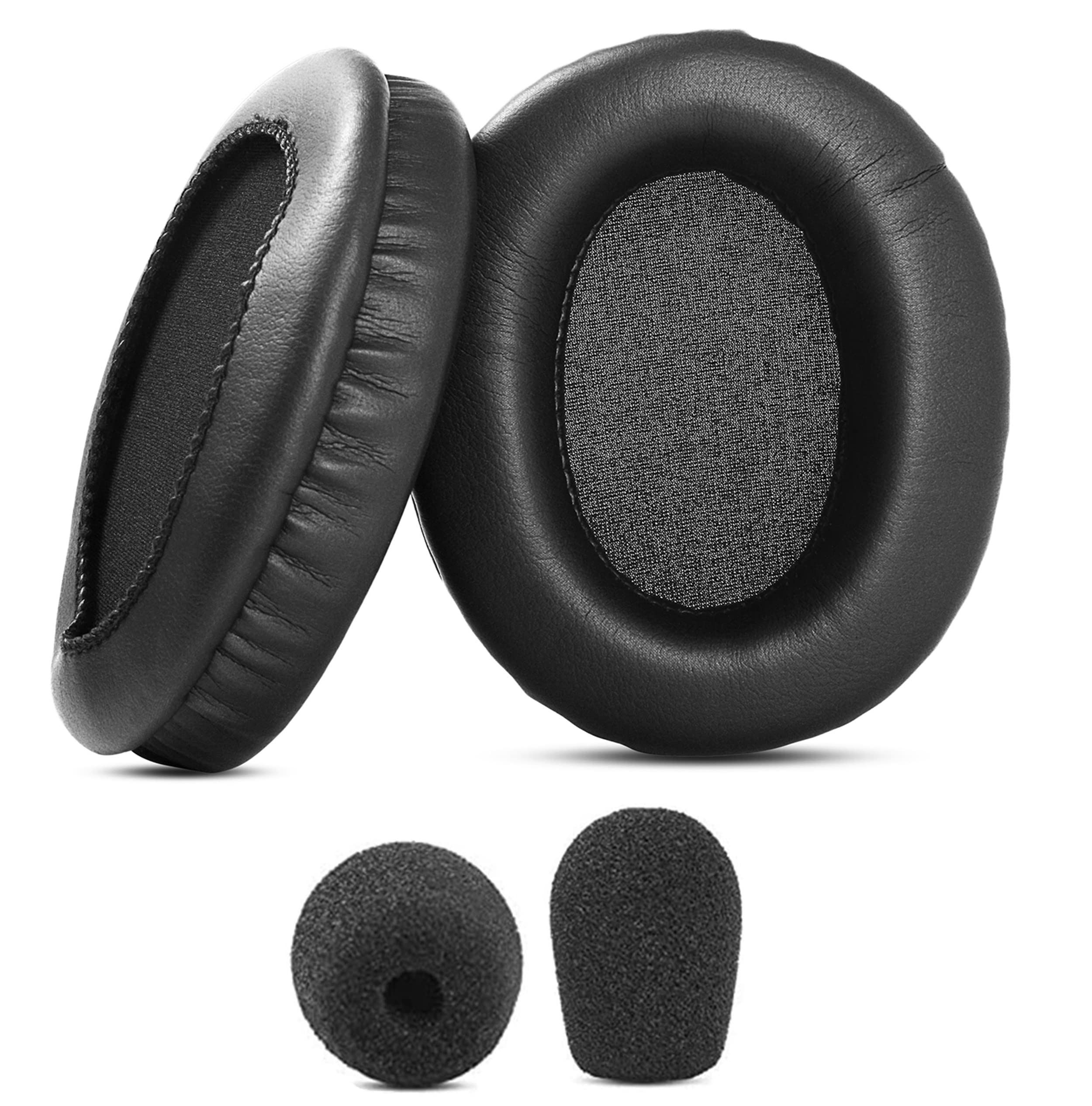 1 Pair Replacement Ear Pads Earpad Cushions Foam Pillow Cover Compatible with Microsoft Lifechat LX-3000 LX 3000 Headset Headphone