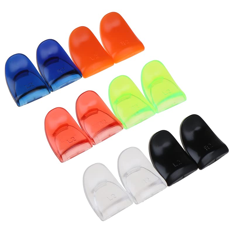 1 Pair L2 R2 Button Extenders Trigger Buttons for PS4 / PS4 Slim / PS4 Pro Game Controller (Clear)
