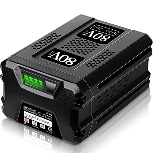 【Upgrade for Koablt 80V】 3.0Ah Replacement Battery for Kobalt 80V MAX Lithium-Ion Battery KB2580-06 KB680-06 KB280-06 2910303-RC for Cordless Power Tool High Capacity(NOT for GREENWORKS/POWERWORKS)