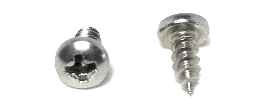 #4 x 1/4 Stainless Steel Phillips Pan Head Sheet Metal Screws Type A (100 Pieces) 4x1/4