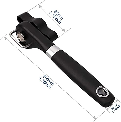 [US Stock] Safe Cut can opener, hand-held can opener with smooth edges, food grade stainless steel manual can opener, suitable for kitchen and restaurant