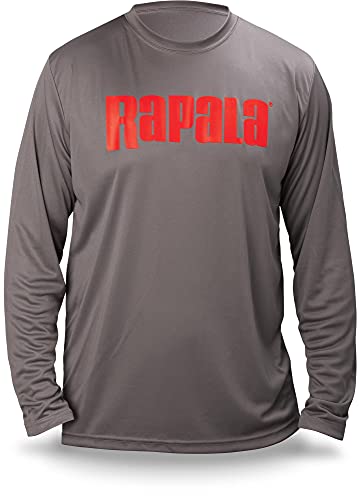 *Rapala RCLS9010XL Rapala Core Long Sleeve Grey Extra Large