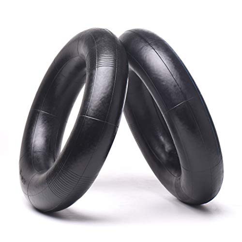 2 Pack 3.00/3.50-8 Replacement Inner Tubes with TR4 Valve Stem for pneumatic wheelbarrow wheel,cart wheel, garden cart, wagons - Made From Heavy Duty, Thick Premium Rubber