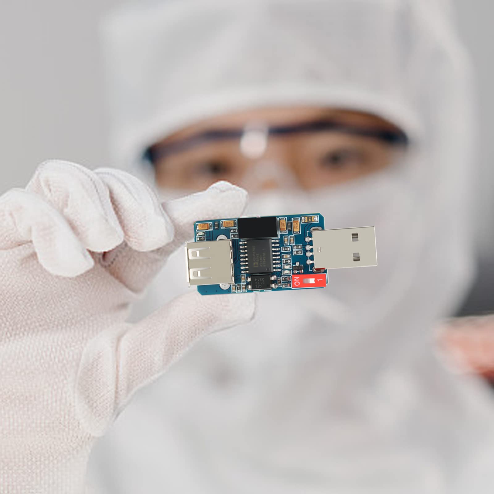 000 EC buying ADUM3160 Isolation Module Blank electronic chip cards USB to USB Isolator Board Support 12Mbps 1.5Mbps, Icoupler technology is compatible with usb2.0,No external power supply or drive