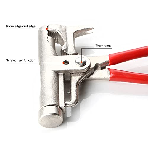 10 in 1 Multifunctional Hammer Pliers Pipe Wrench Screwdriver Nail Gun Steel Nails Outdoor Multifunctional Tool Universal Hammer Pliers Tool