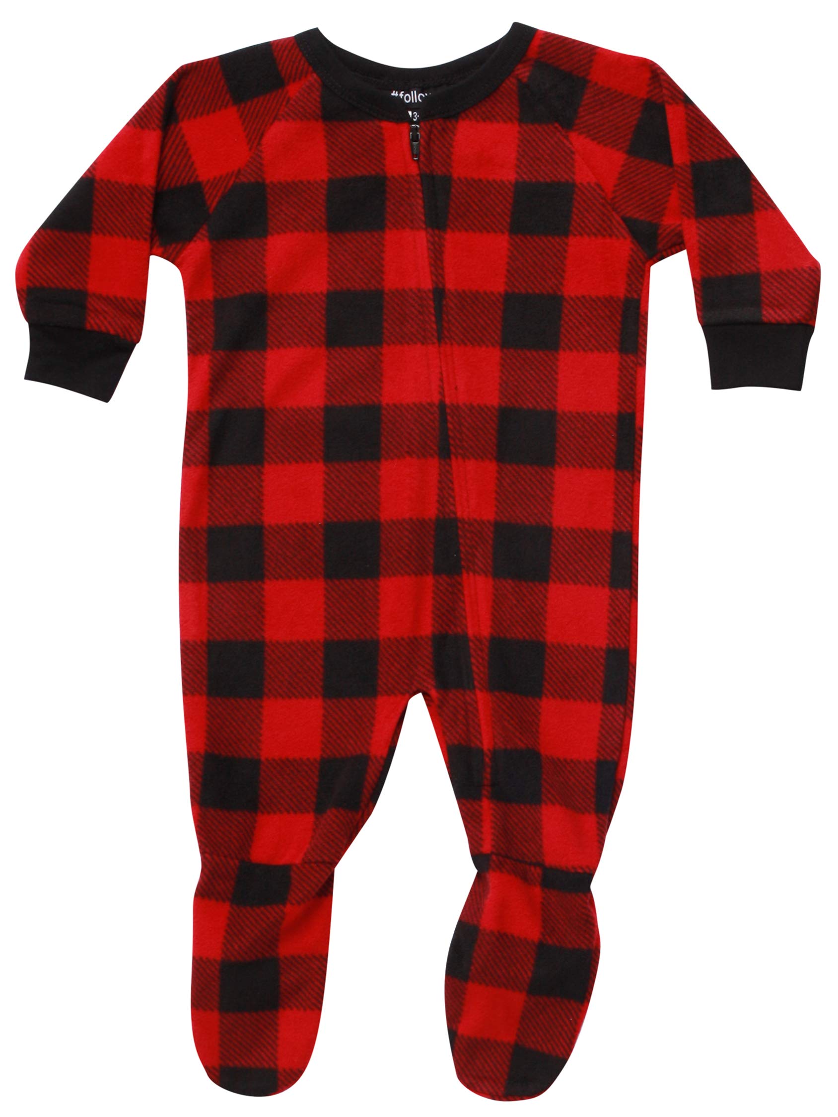 #followme Family Pajamas Microfleece Kids Pajama Set 45579-10195-10-12