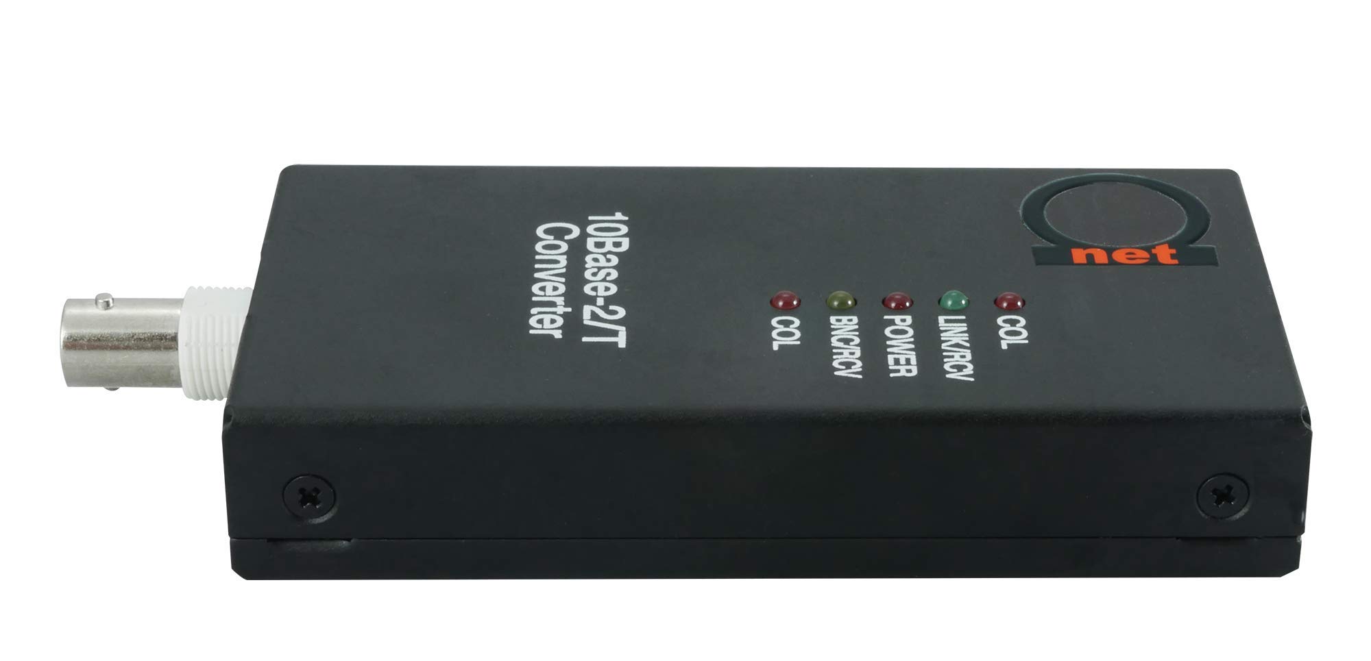 10BaseT RJ45 UTP to 10Base2 Thinnet Coax BNC Media Converter | Ethernet Adapter 10Base-T/2