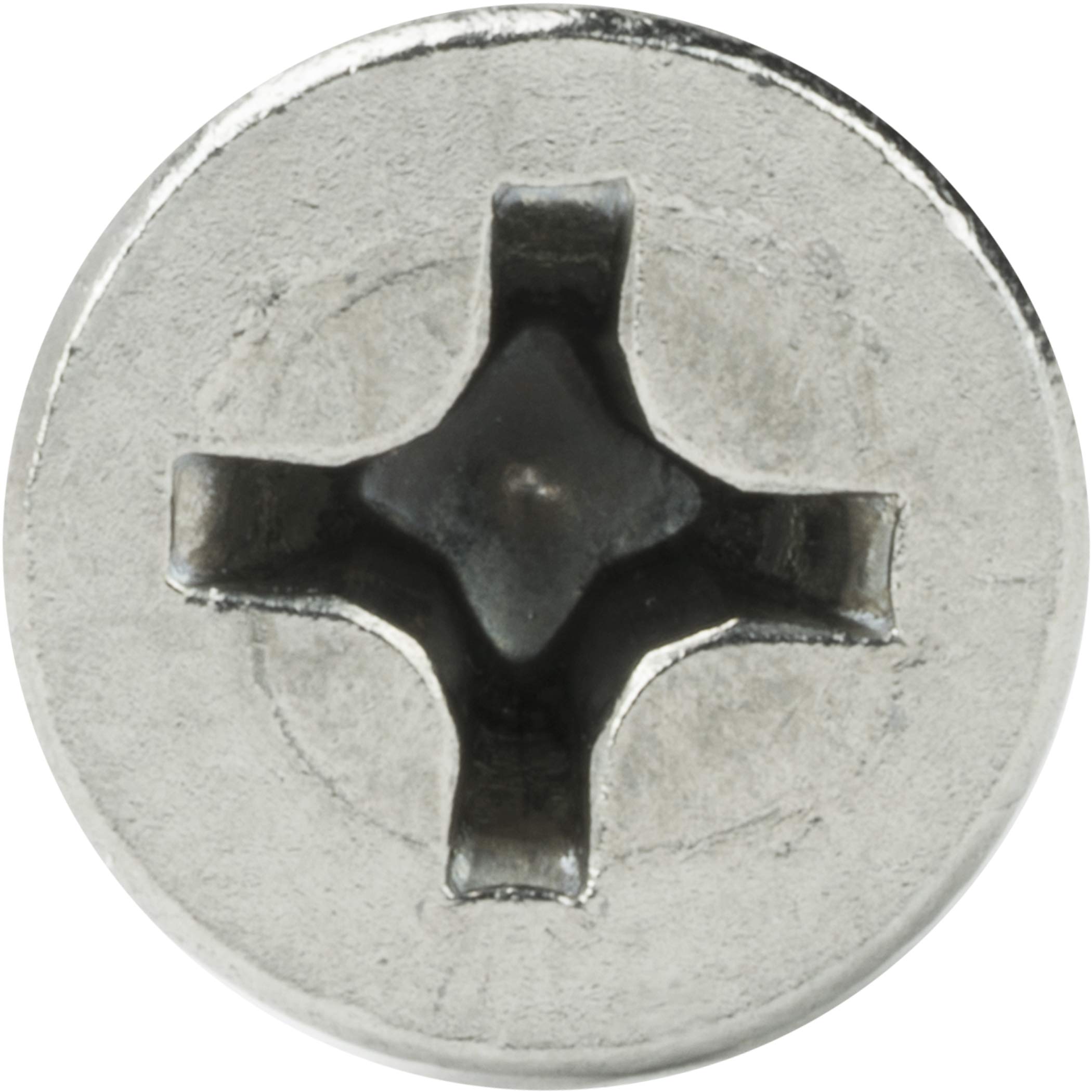 #10 x 1" Flat Head Sheet Metal Screws, Phillips Drive, Stainless Steel 18-8, Full Thread, Bright Finish, Self-Tapping, Quantity 50 by Fastenere