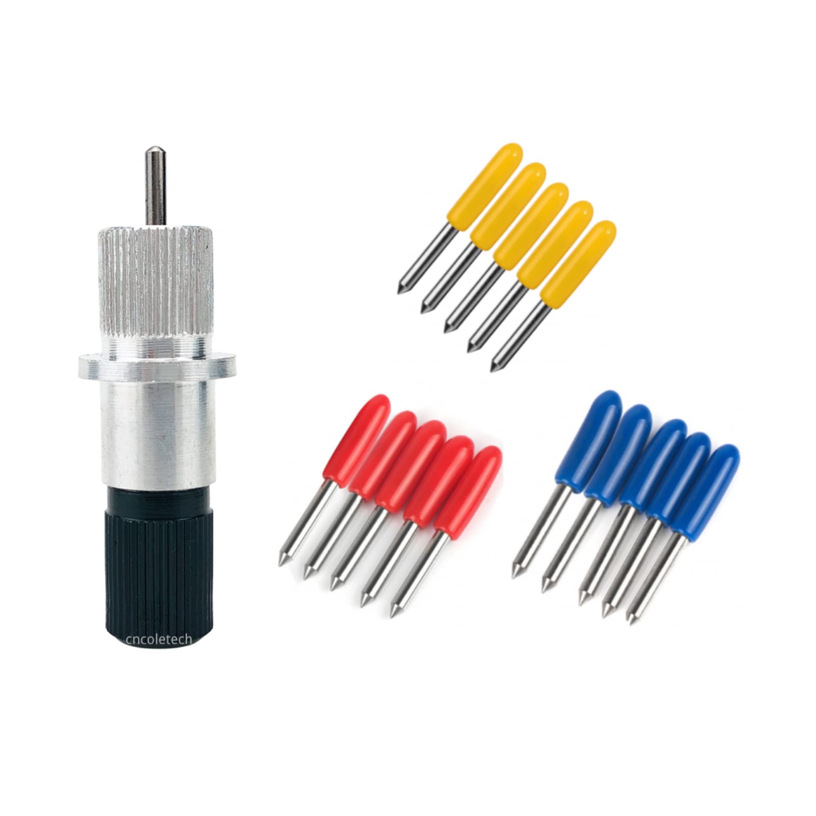 1 holder +15pcs 5x30+5x45+5x60 Blades for Roland Vinyl Cutter blade Holder