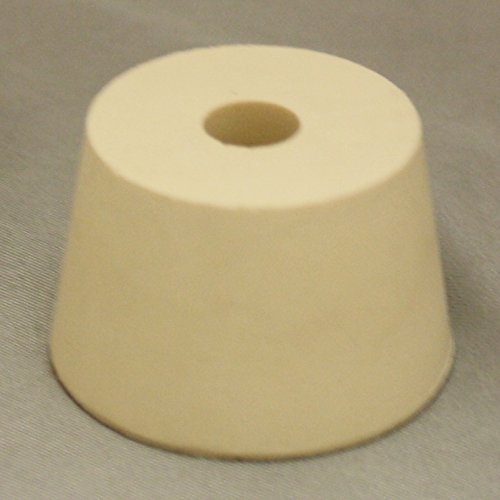 #7-1/2 Drilled Rubber Stopper (Pack of 2)
