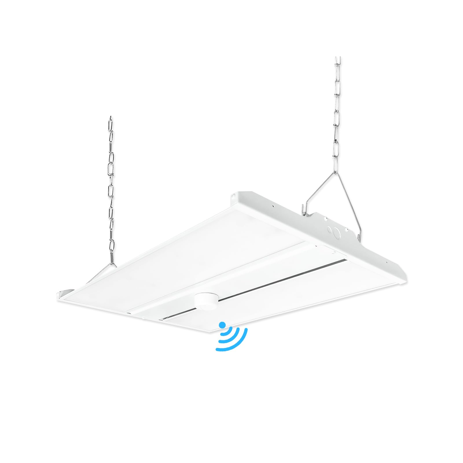 1 PK 800-Watt Equivalent 2FT LED Linear High Bay Shop Lights With Motion Sensor,210W,28350LM,135LM/W,5000K Linear Led Light Fixture,0-10V Dimmable UL&DLC Listed Commercial Bay Lighting For Garage,Shop