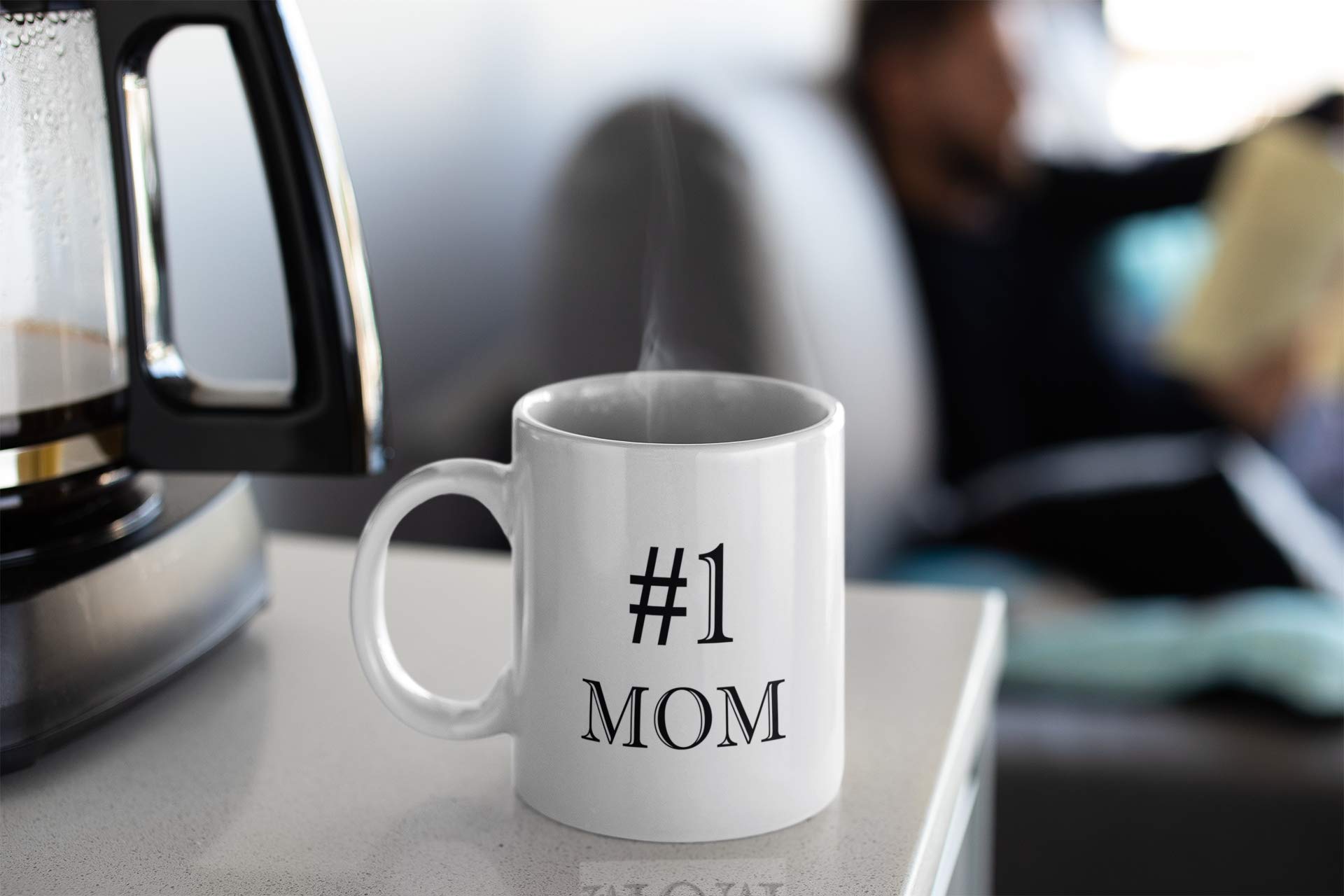 #1 Mom Coffee Mug | Worlds Best Mother Mug | Great Gift Idea for Mom Birthday Mothers Day etc | CM1046