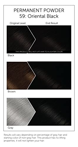 #59 Oriental Black Bigen Permanent Powder - 6 Pack