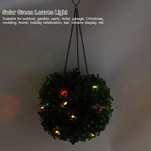 01 02 015 Solar String Lights Garden, Household Lighting Rattan Balls String Light Plastic Rattan Ball Lights for Garden for Outdoor for Home Decor
