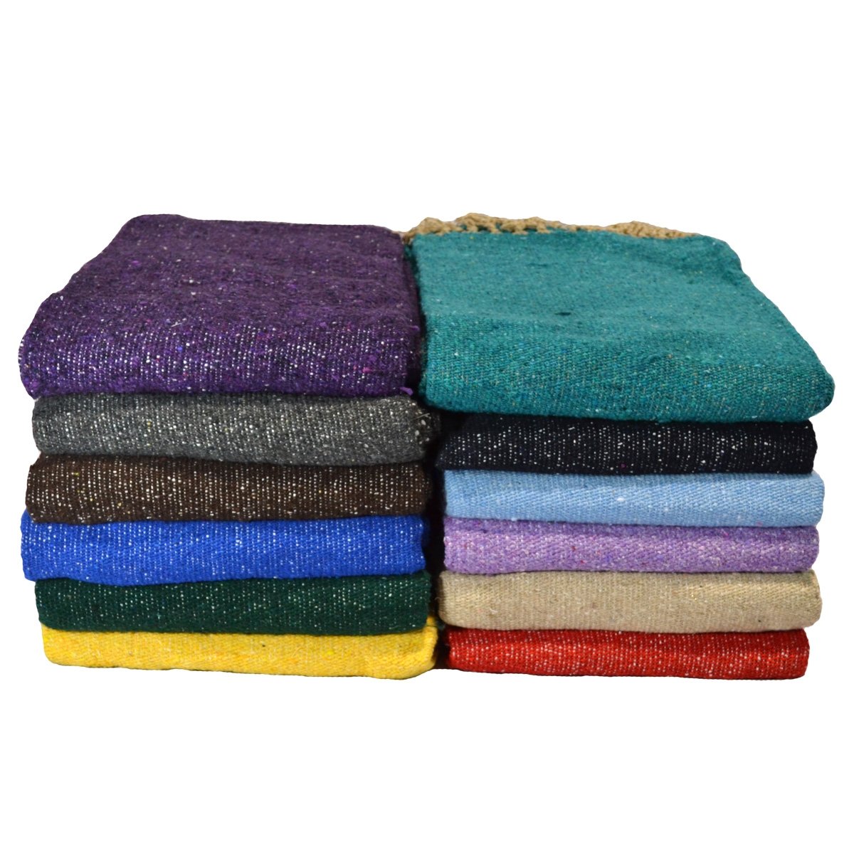 #0009 Mexican Solid Color Blanket Blend Yoga Camping Home Classic Exercise Gym