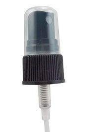 1 oz Amber Boston Round Glass Bottle with Fine Mist sprayer 6/bx