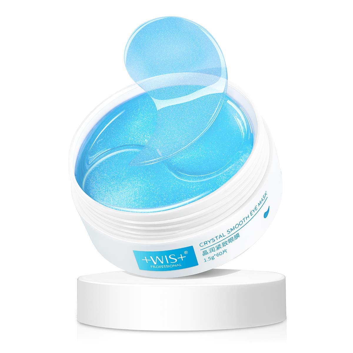 +WIS+ Under Eye Patches 60 Pcs With Collagen for Dark Circles, Puffy Eyes, Undereye Bags, Wrinkles, Hyaluronic Acid Eye Mask to Hydrating for Dry Skin