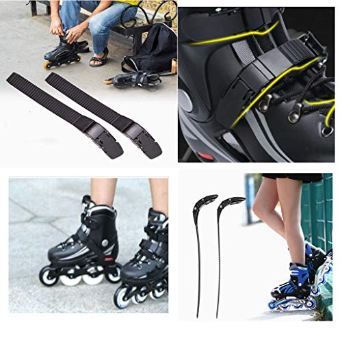 #N/A 2 Pieces Replacements Inline Roller Skating Shoes Energy Strap Skates Buckles Accessories