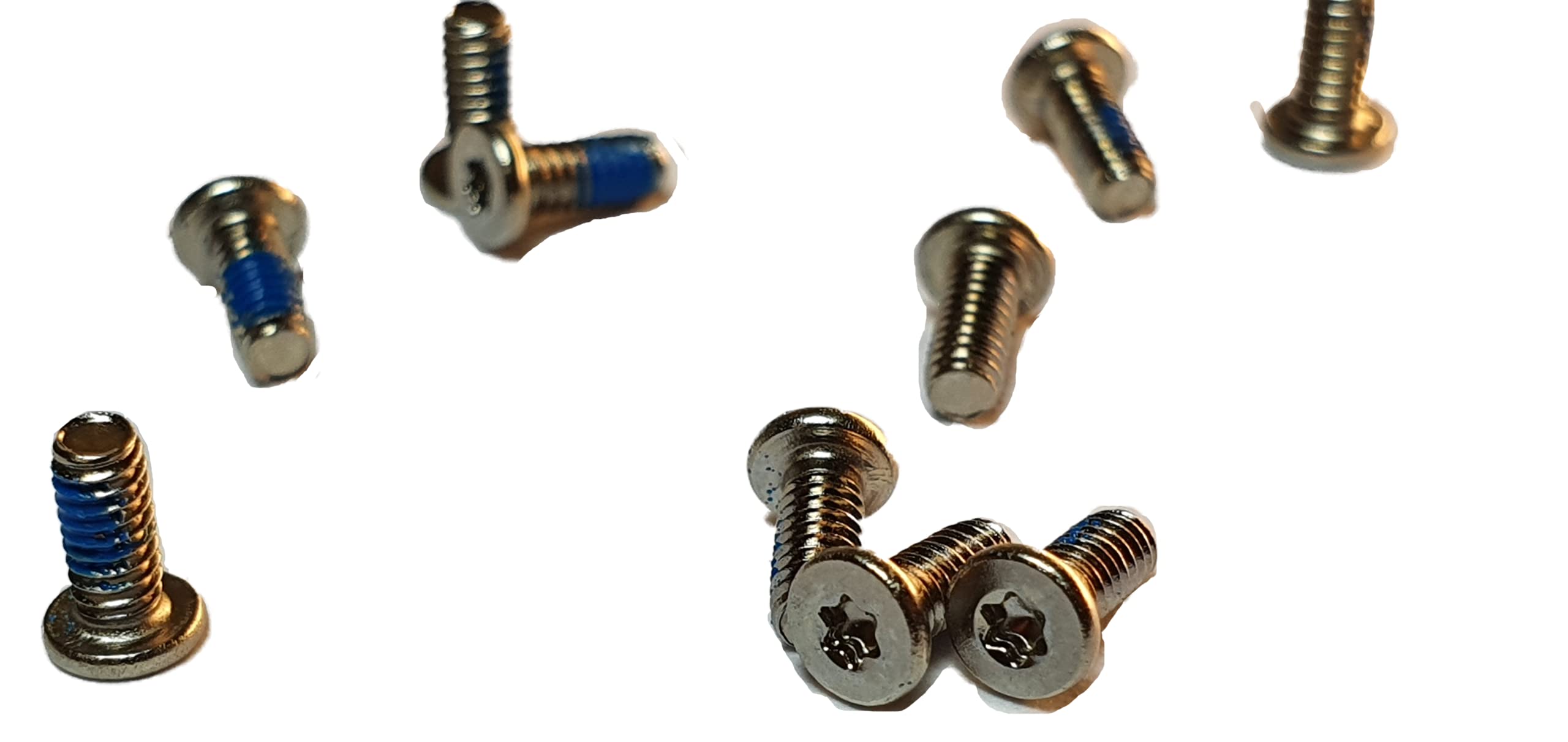 100x Replacement Silver T5 Torx Blue Nylok M2x5mm M2x5 PM2x5 Laptop Notebook Base Screws