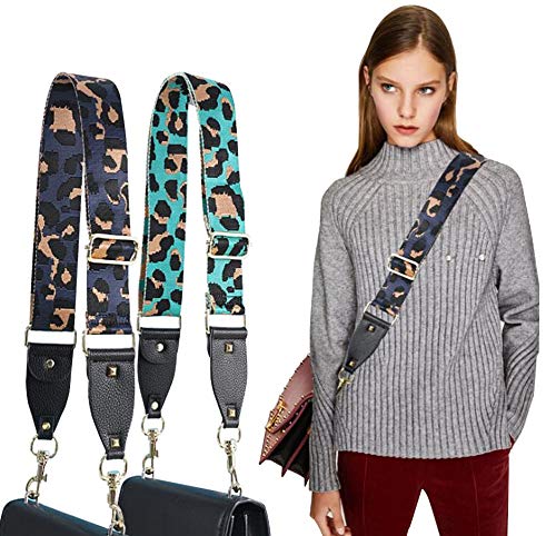1.97" Wide Strap Adjustable Crossbody Bag Strap Replacement All-Match Canvas Strap Purse Strap Handbags Strap (Dark Blue)
