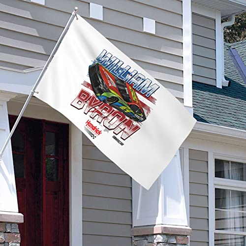 #24 William Byron Flag 3x5 Ft Polyester Fabric with 2 Brass Grommets Banners for Outdoor Indoor Decoration